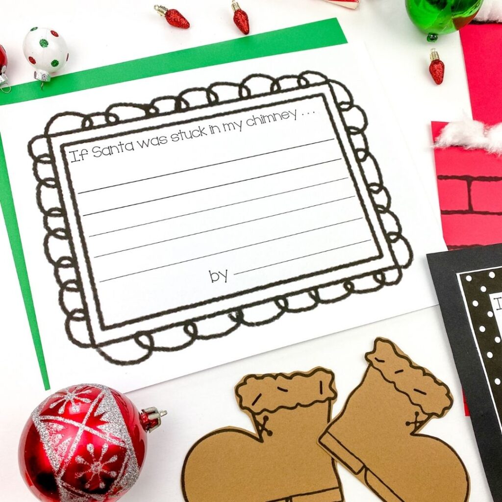 Santa is Stuck Writing Activity | Christmas | Santa Claus | | Teaching ...