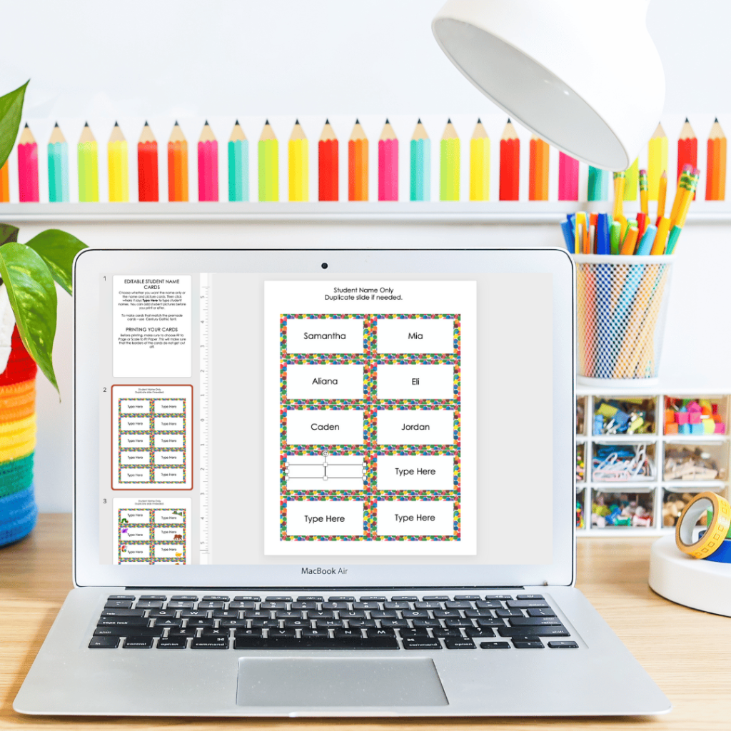 Eric Carle Inspired Classroom - Class Job Cards | Teaching in Blue Jeans