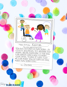 Happy Birthday Class Book – Student Birthday Gift and Writing Activity ...