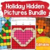 EDITABLE Holiday Hidden Picture Puzzles BUNDLE | 11 Holidays Included ...