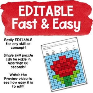 EDITABLE Valentine's Day Hidden Picture Puzzles | Great for | Teaching ...