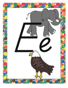 Eric Carle Inspired Classroom - Alphabet Posters in D'Nealian Font ...