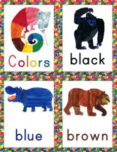 Eric Carle Inspired Color Posters | Color Signs 4 Sizes | Color ...