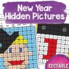 New Year's Hidden Picture Puzzles | January 1 Mystery Pictures ...
