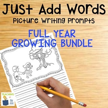 Picture Writing Prompts Bundle | NO PREP Writing | Distance | Teaching ...