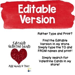 Ready to Print Valentine's Card | Teacher Card | Print and | Teaching ...