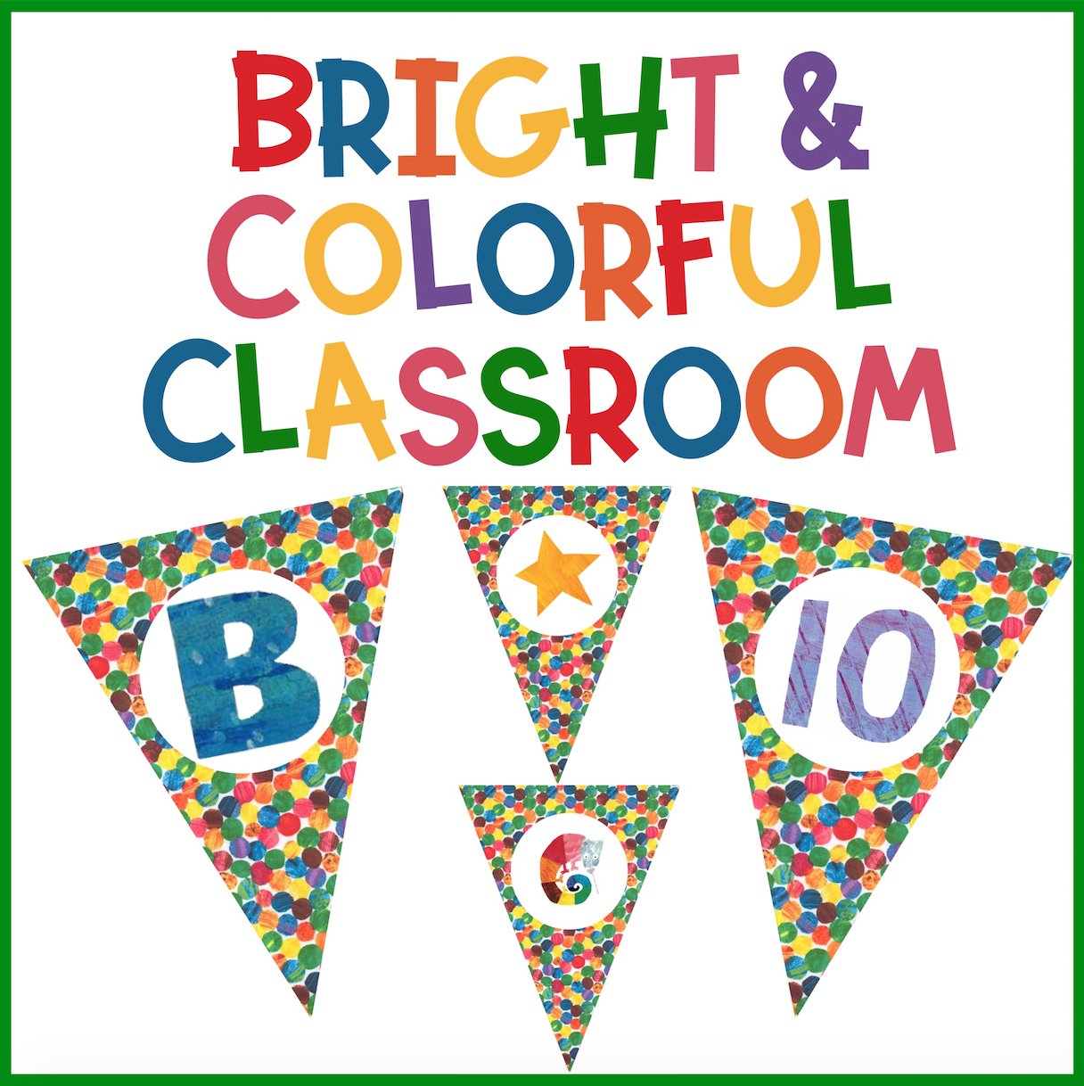 Eric Carle Inspired Classroom Banner - Build Your Own Banner | Teaching ...