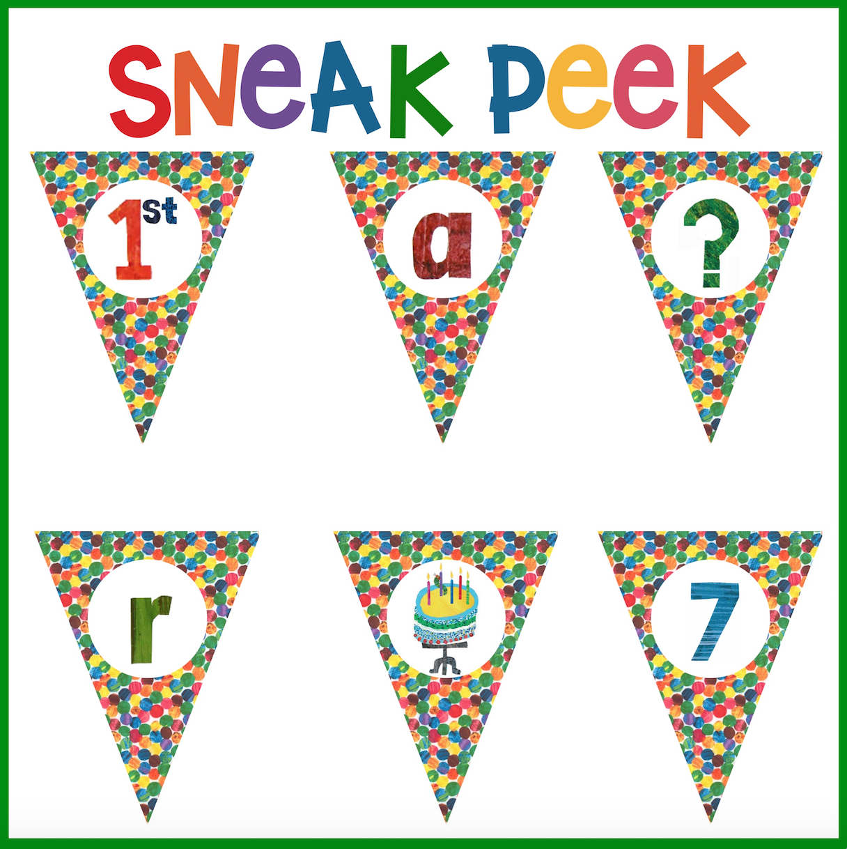 Eric Carle Inspired Classroom Banner - Build Your Own Banner | Teaching ...