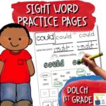 Sight Word Practice Pages | NO PREP | Dolch 1st Grade Sight Word ...