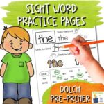 Sight Word Practice Pages that Kids Love