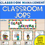 Eric Carle Inspired Classroom - Class Job Cards | Teaching in Blue Jeans