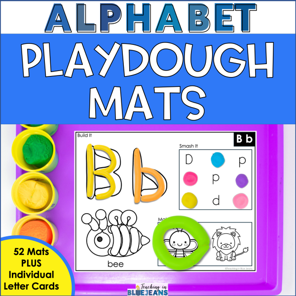 Alphabet Playdough Mats and Letter Activity Pages – Fine Motor Alphabet ...