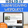 The First Thanksgiving Webquest – Digital & Printable History ...