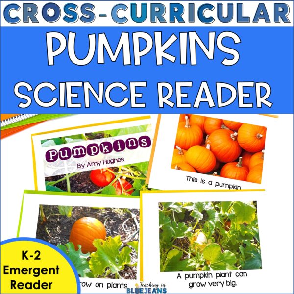 Pumpkins - An Emergent Science Reader | Pumpkin Life Cycle Student ...