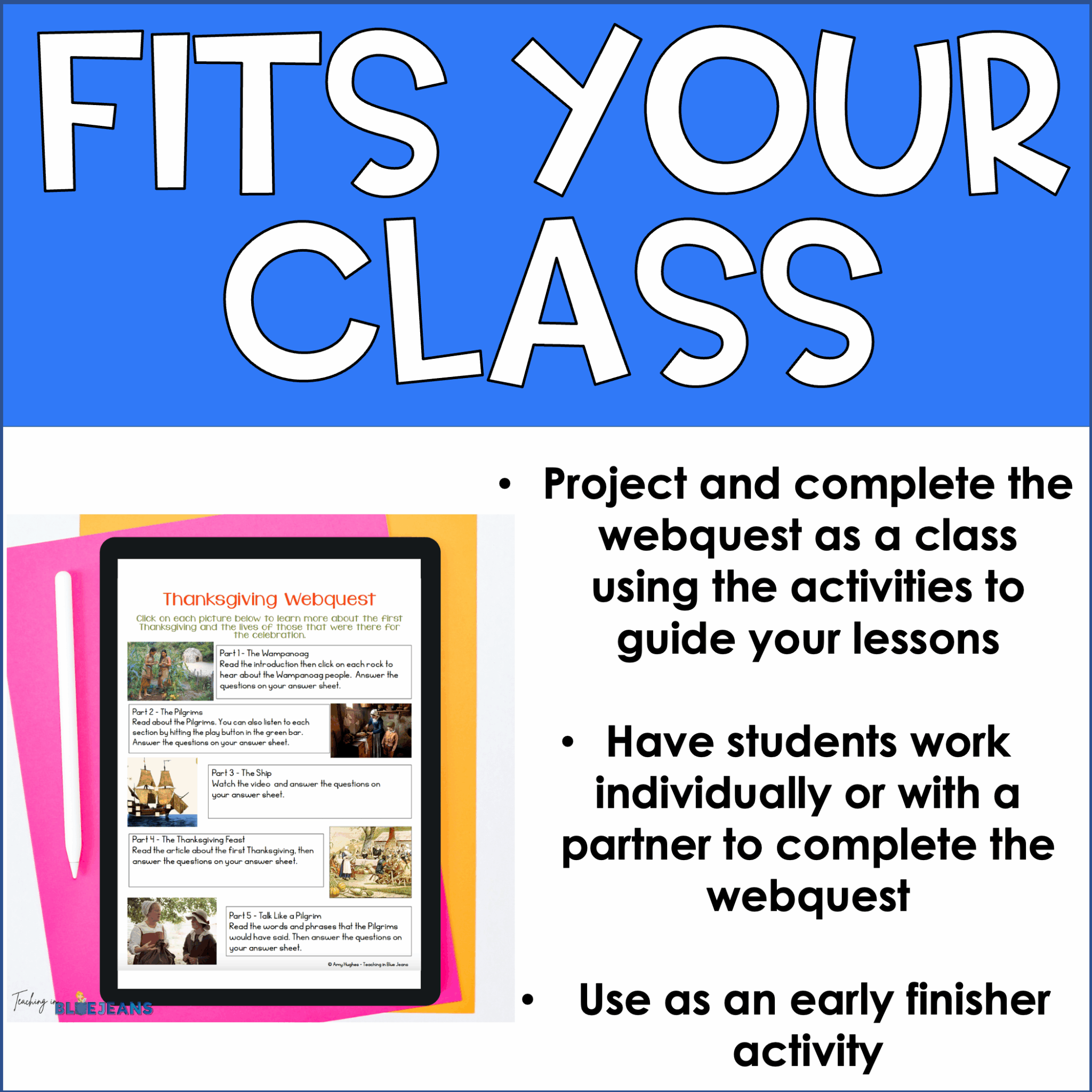 The First Thanksgiving Webquest – Digital & Printable History ...