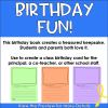 Happy Birthday Class Book – Student Birthday Gift and Writing Activity ...