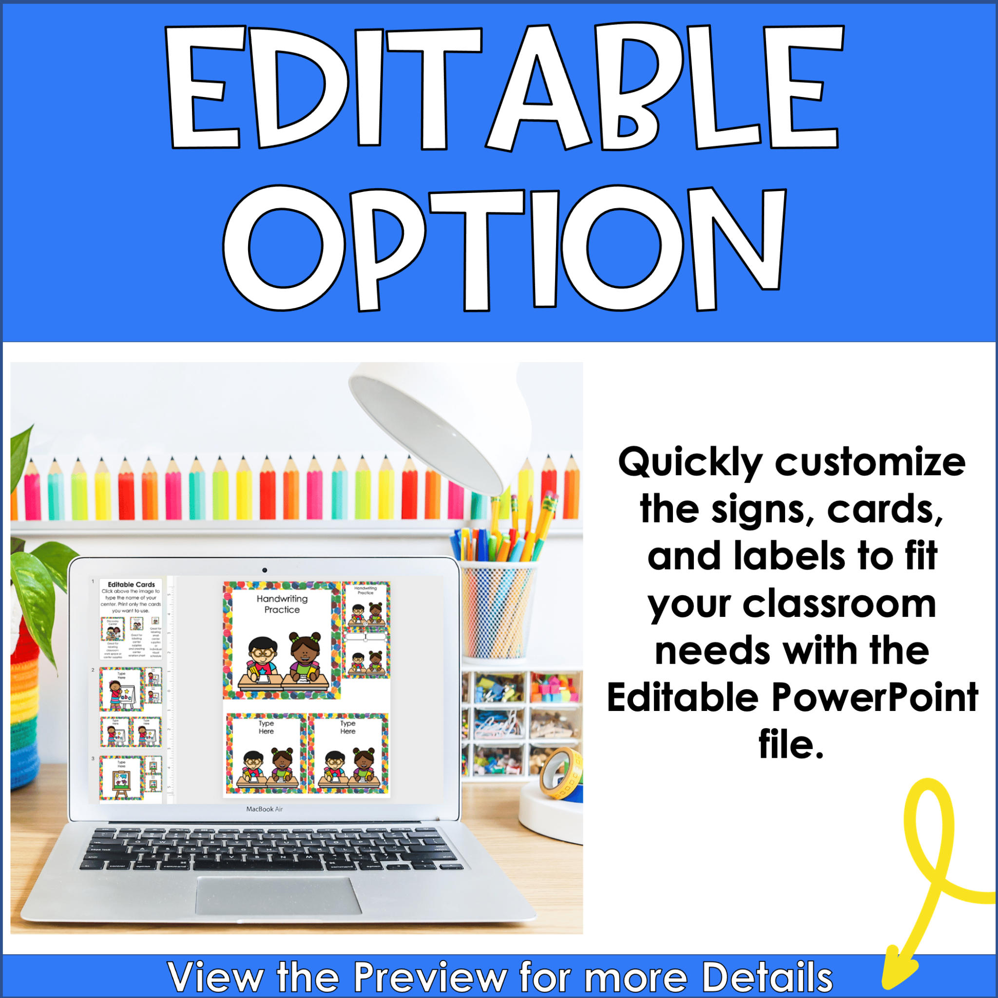 Eric Carle Inspired Classroom - Center Cards | Teaching in Blue Jeans