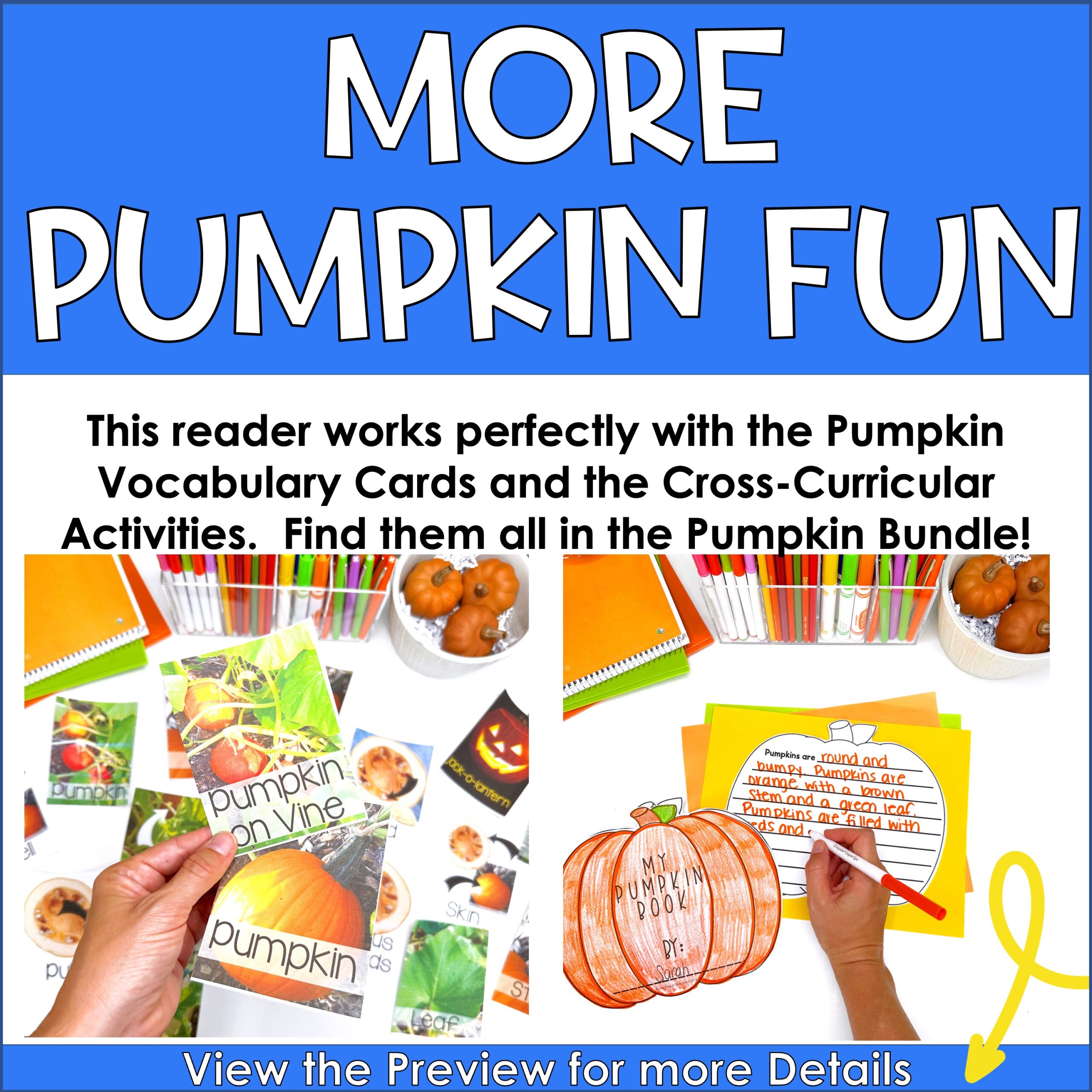 Pumpkins - An Emergent Science Reader | Pumpkin Life Cycle Student ...