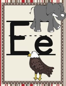 Sock Monkey Classroom Decor - Alphabet Posters with Pictures | Teaching ...