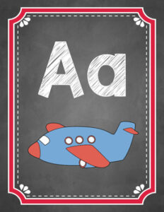 Spanish Alphabet Posters with Pictures {Chalkboard Theme} | Teaching in ...