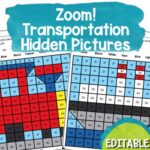 Transportation Hidden Pictures | Editable Mystery Pictures for Things ...