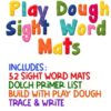 Primer Sight Word Play Dough Mats Center Activity -OR- Coloring Pages ...