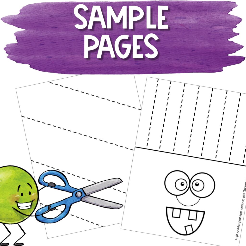 Scissor Skills and Fine Motor Craft Activities – Cutting Practice ...