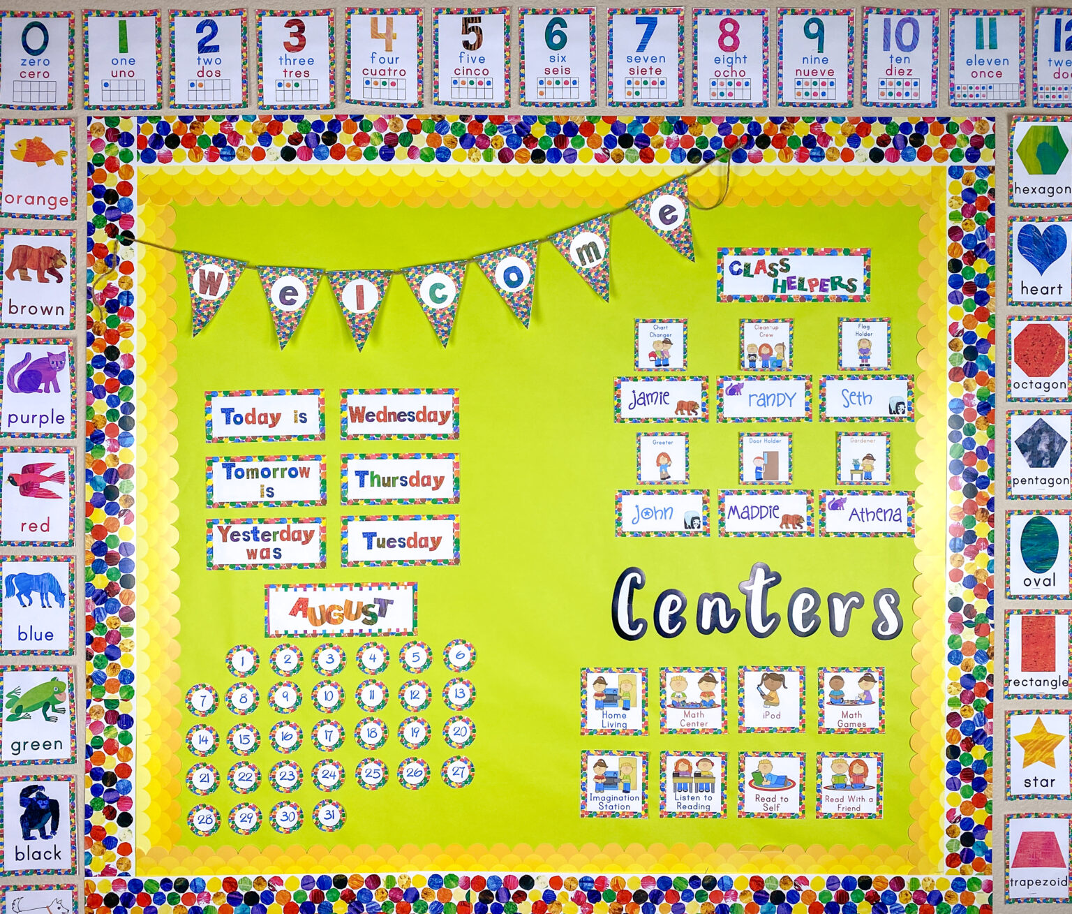 Eric Carle Inspired Classroom Decor BUNDLE | Teaching in Blue Jeans