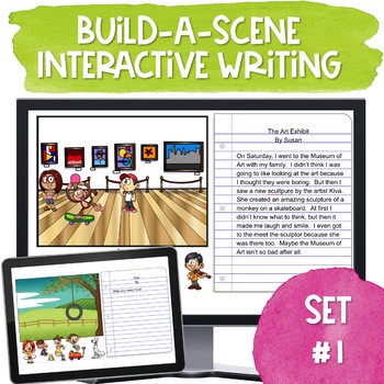 Build A Scene Digital Interactive Writing Prompts Set #1 | Teaching in ...