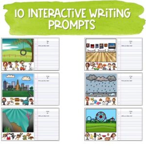 Build A Scene Digital Interactive Writing Prompts Set #1 | Teaching in ...