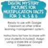 Digital Mystery Picture for Multiplication Facts 3, 4, 5 & 6 ...