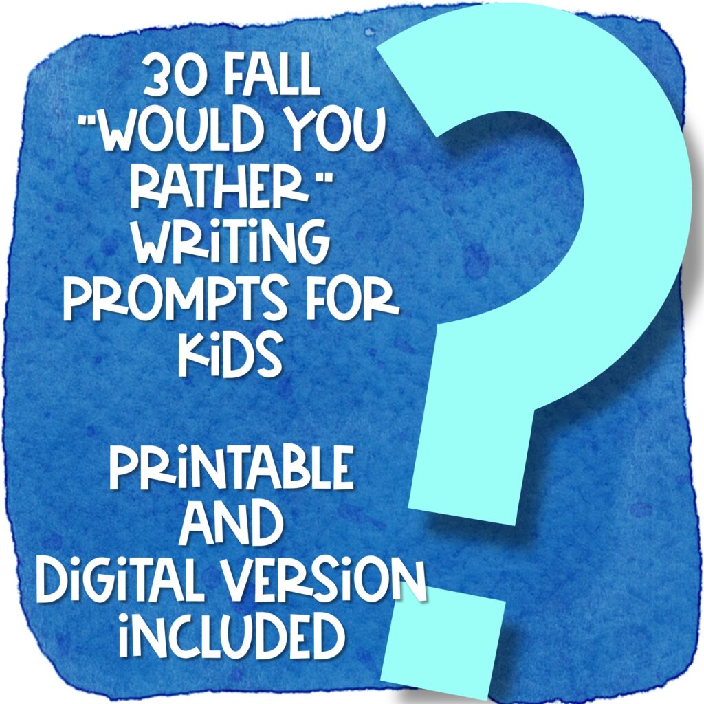 Winter Would You Rather Writing Prompts – Digital & Printable ...