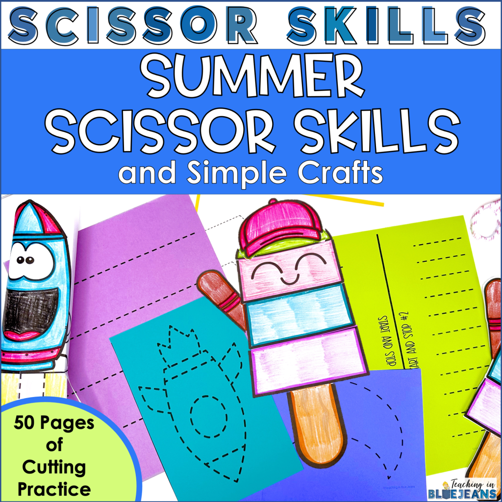 Summer Scissor Skills and Simple Crafts | Cutting Skills and Fine ...