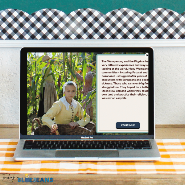 Using an Interactive Webquest to Explore the First Thanksgiving