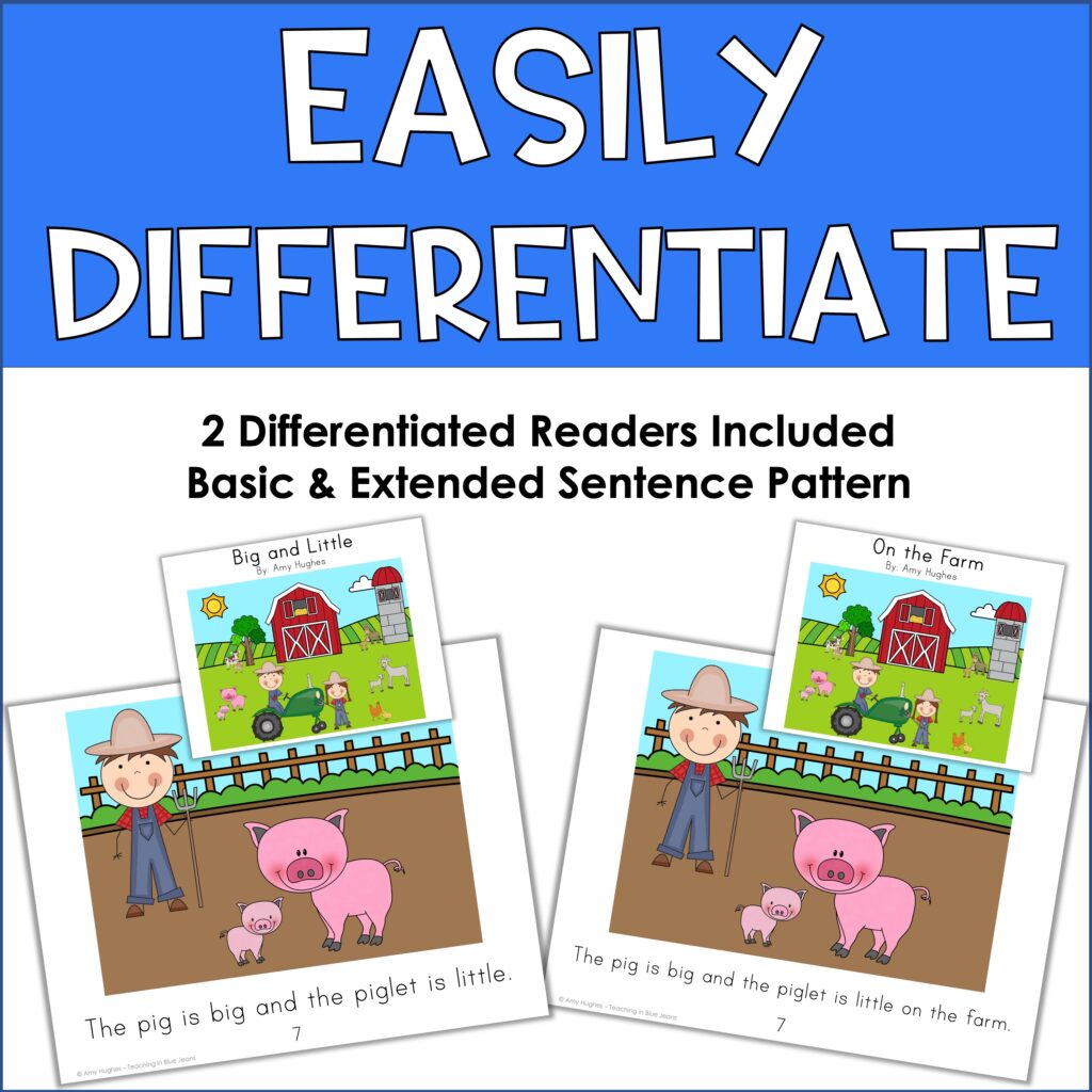 Farm Sight Word Books and Activities – Printable Readers, Worksheets ...
