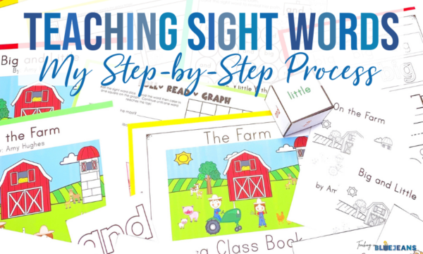 Teaching Sight Words and High Frequency Words