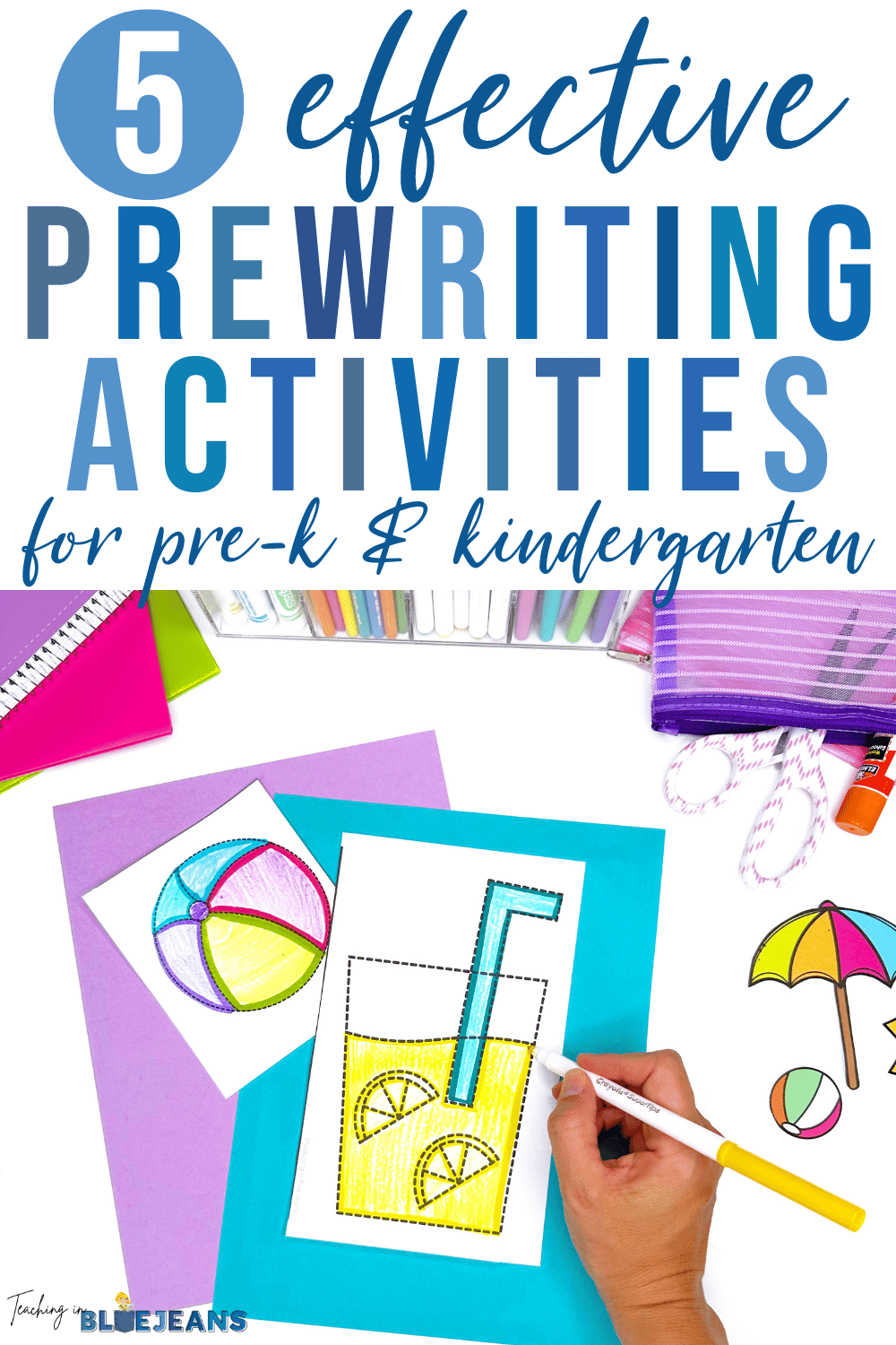 5 Effective Prewriting Activities for Preschool & Kindergarten Aged Kids