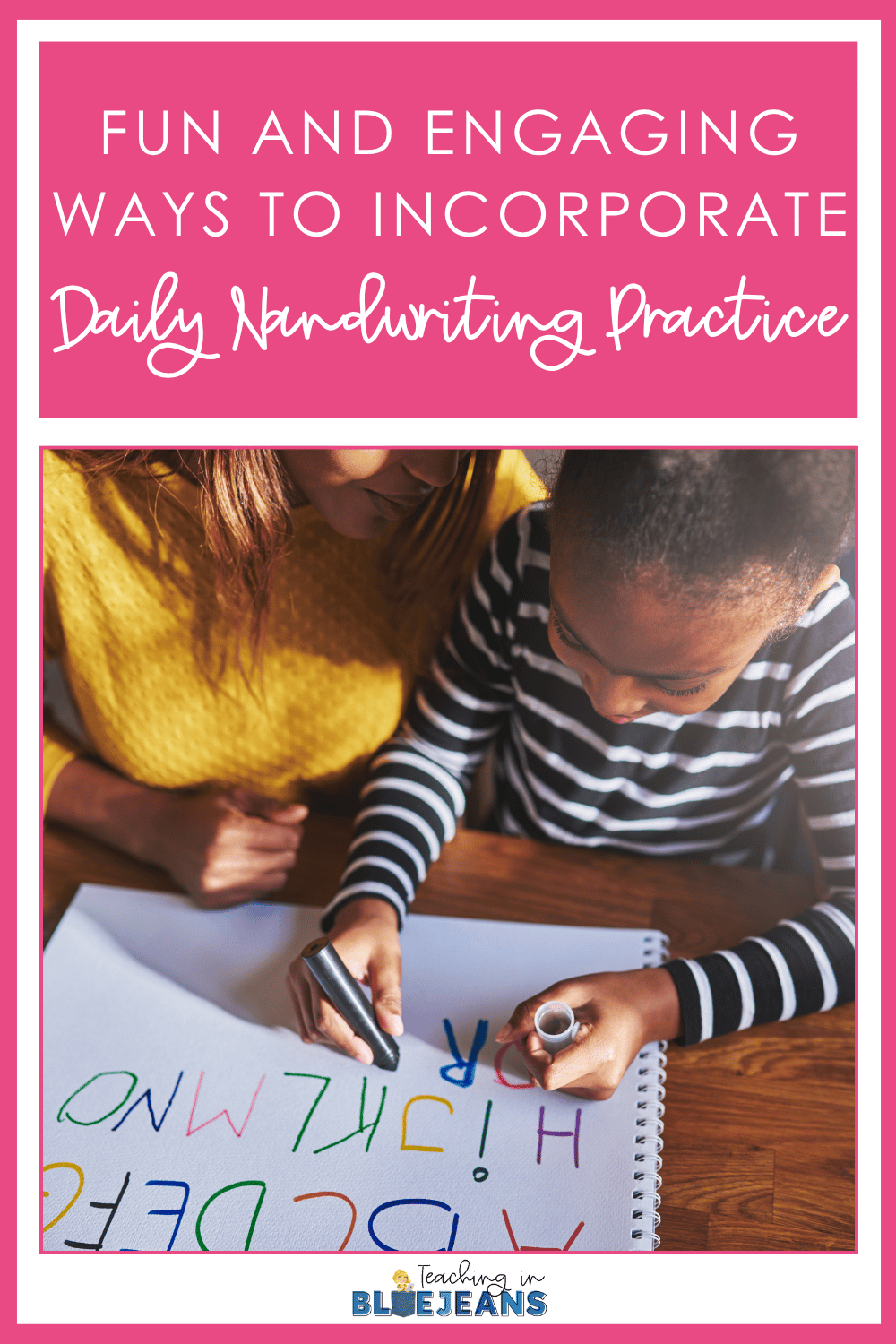 Fun and Engaging Ways to Incorporate Daily Handwriting Practice