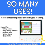 Build A Scene Digital Writing Prompts Set #2 | Interactive Digital ...