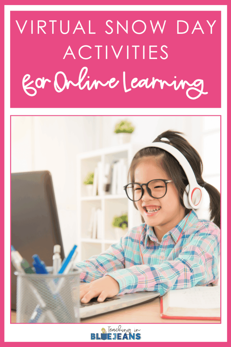 4 Virtual Snow Day Activities for Online Learning