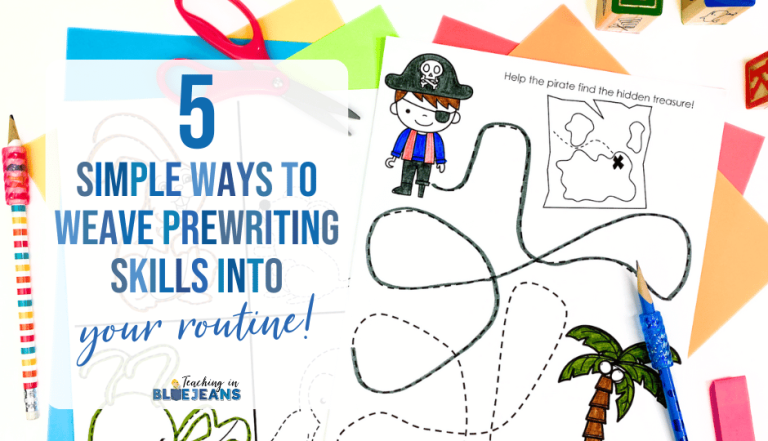 5 Simple Ways to Weave Prewriting Skills into Your Routine