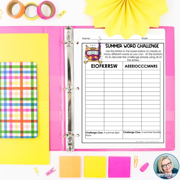 6 End of the Year Activities for the Upper Elementary Classroom