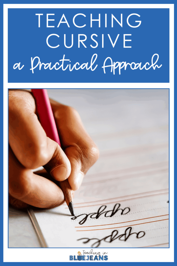 Teaching Cursive Step by Step: A Practical Classroom Approach