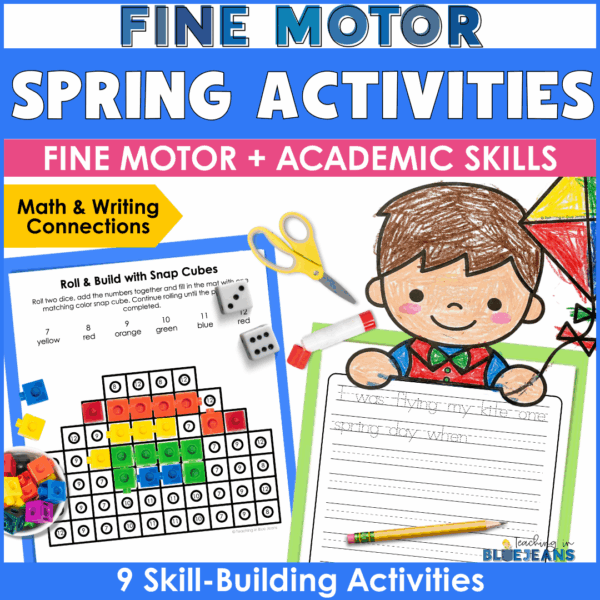 Spring Fine Motor Activities and Centers | Teaching in Blue Jeans